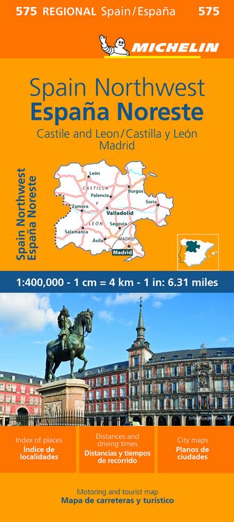 "Spain Northwest - Castilla y - León Madrid Regional Map 575" online kaufen