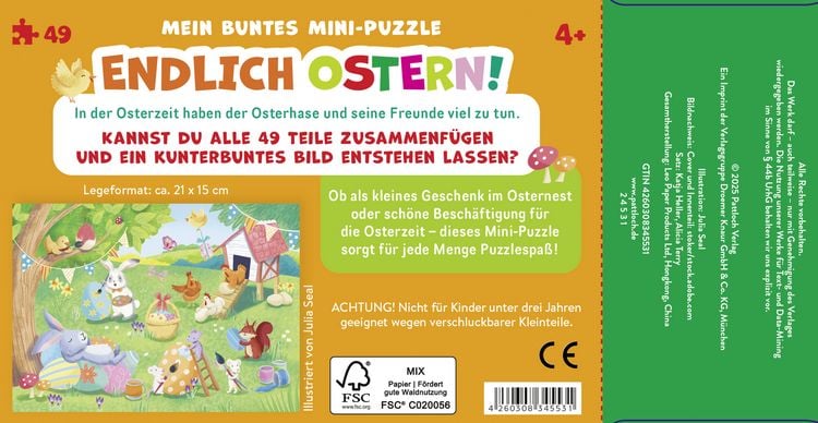"Mein buntes Mini-Puzzle – Endlich Ostern!" online kaufen