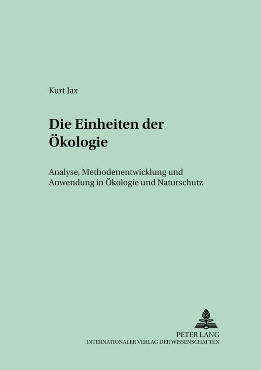 "Die Einheiten der Ökologie" online kaufen