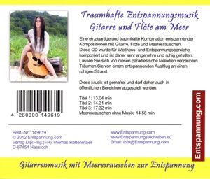 Traumhafte Entspannungsmusik – Gitarre und Flöte am Meer von Verlag ...