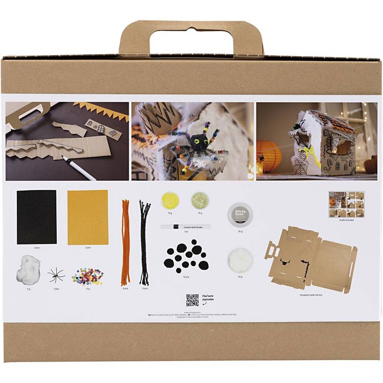 Creativ Company Mini Kreativ Set Dekoration, Geisterhaus, Schwarz ...