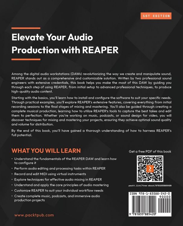 "Elevate Your Audio Production with REAPER" auf Englisch kaufen