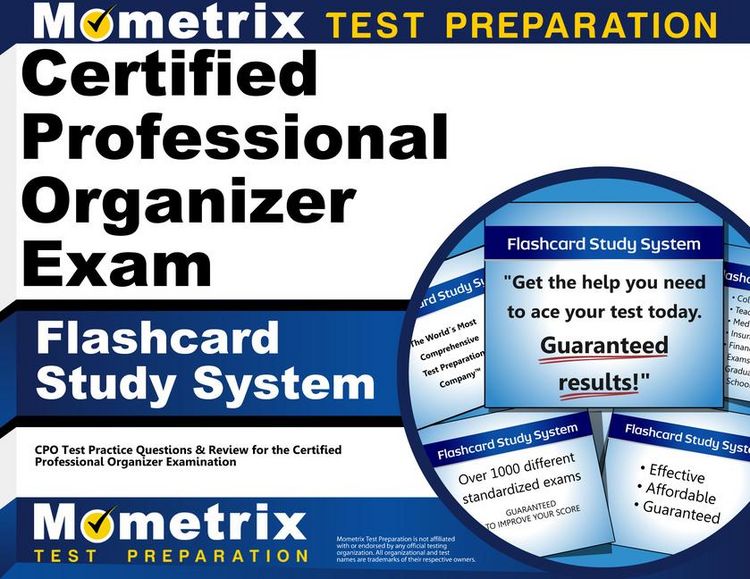 Certified Professional Organizer Exam Flashcard Study System - Englisch ...