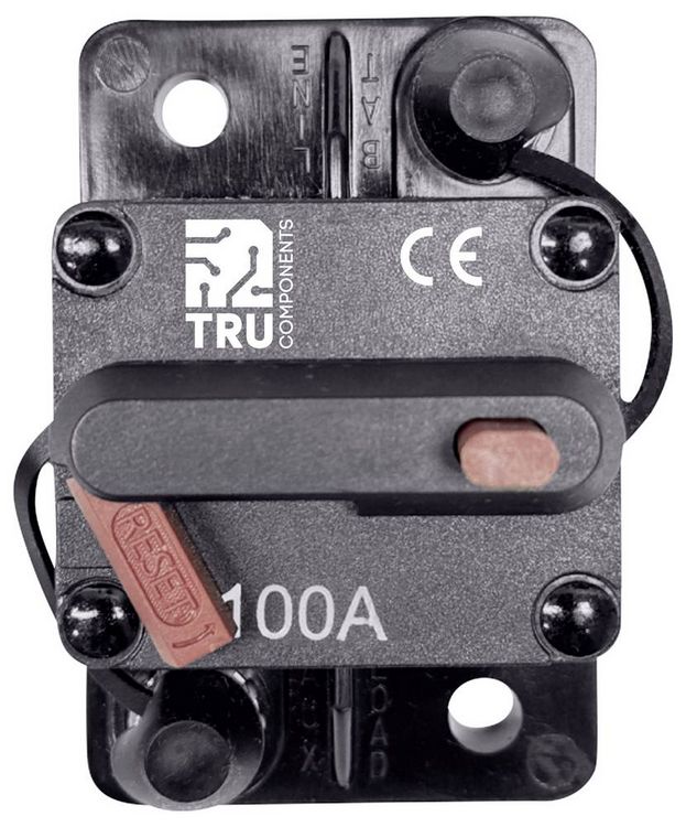 TRU COMPONENTS TC-13596600 Sicherungsautomat 100A Schwarz 1St. kaufen