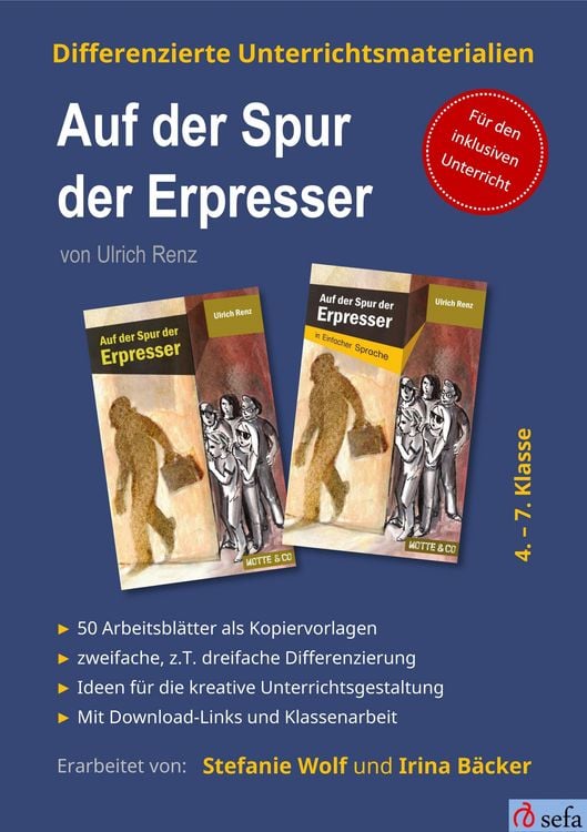 "Differenzierte Unterrichtsmaterialien zum Kinderkrimi "Auf der Spur ...