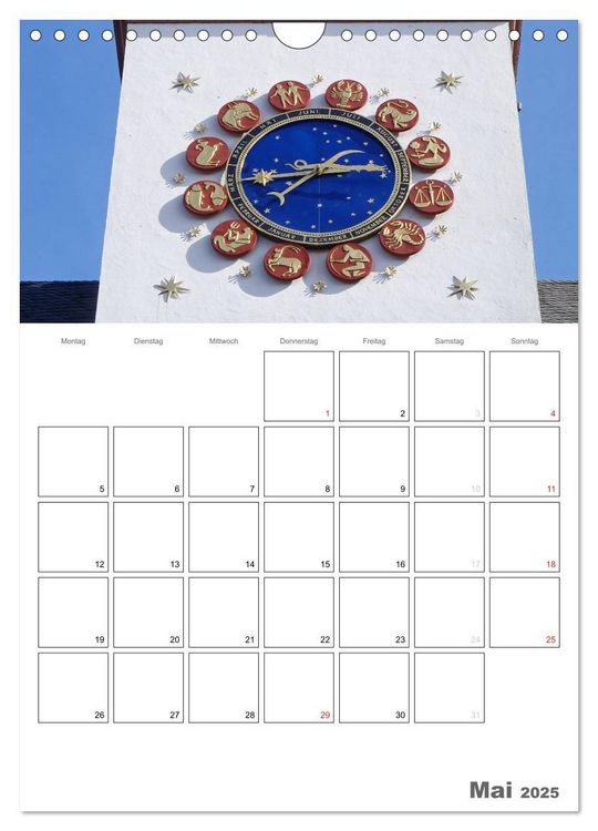"Historische Uhren (Wandkalender 2025 DIN A4 hoch), CALVENDO ...