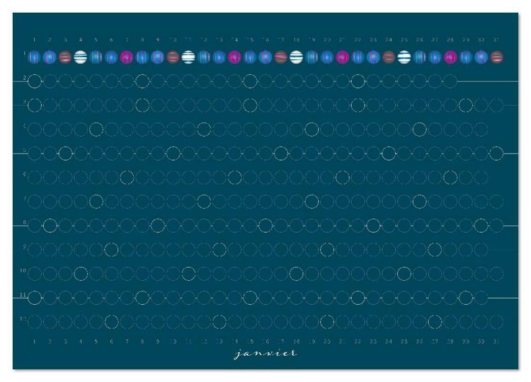 "Une perle pour chaque jour (Calendrier mural 2026 DIN A2 vertical ...