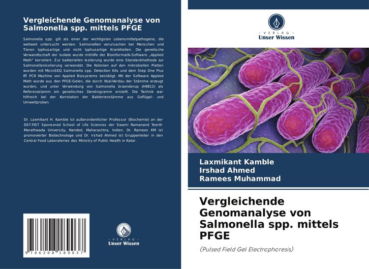 "Vergleichende Genomanalyse von Salmonella spp. mittels PFGE" online kaufen