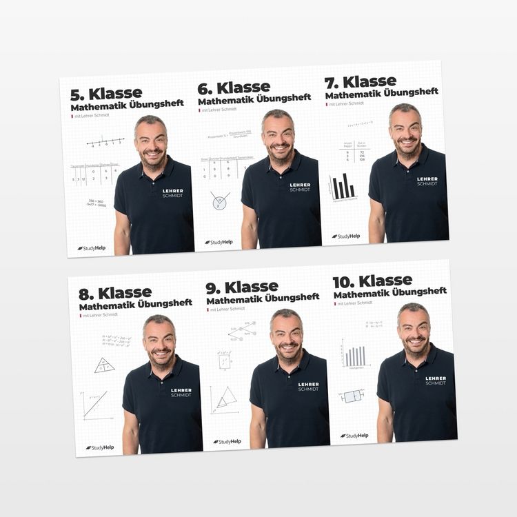 Mathe 5. bis 10. Klasse Übungsheft Set von Lehrer Schmidt online bestellen