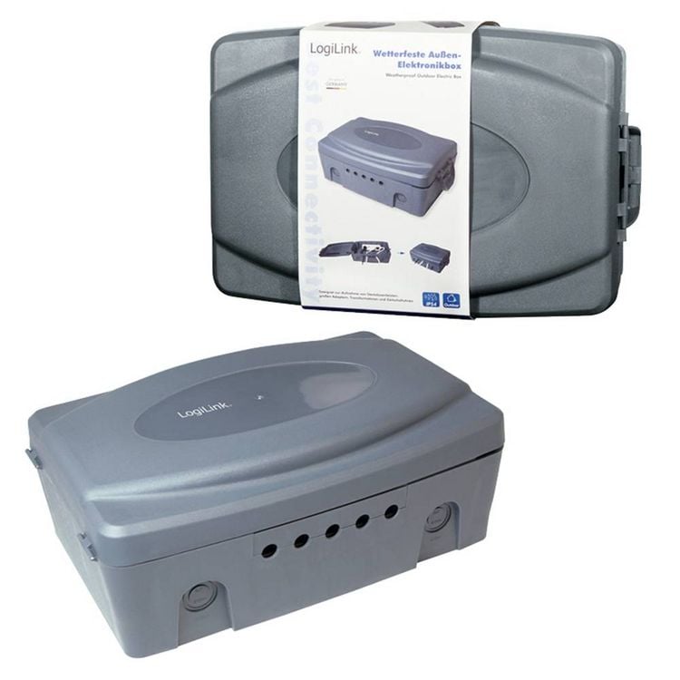 LogiLink LPS223 Kabel-Gehäuse 115 x 320 x 210 Kunststoff Grau 1St ...
