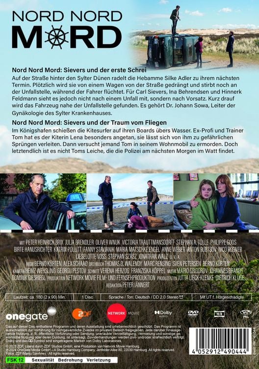 Nord Nord Mord - Sievers und der erste Schrei / Sievers und der Traum vom Fliegen als DVD kaufen