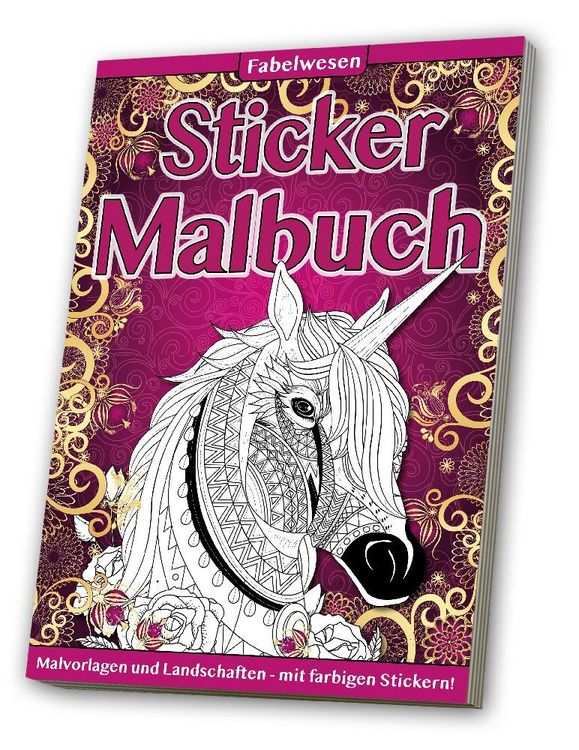 "Sticker Malbuch: Erwachsene - Tiere & Fabelwesen" online kaufen