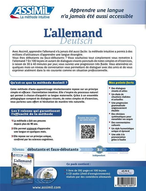 ASSiMiL L'allemand - Audio-Sprachkurs - Niveau A1-B2 online bestellen