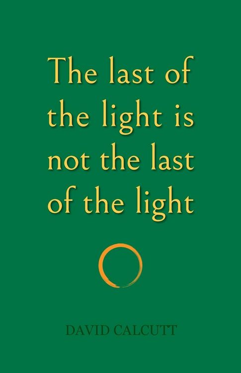 "The last of the light is not the last of the light" auf Englisch kaufen