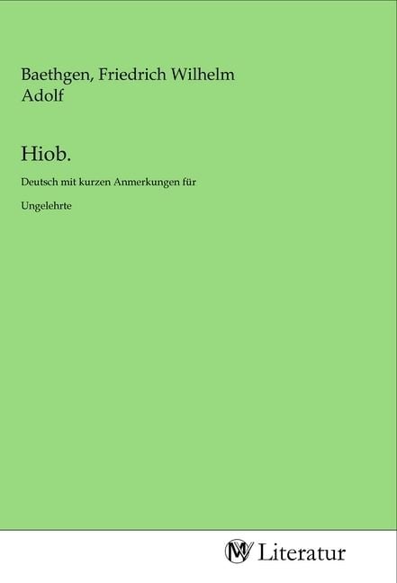 "Hiob." online kaufen