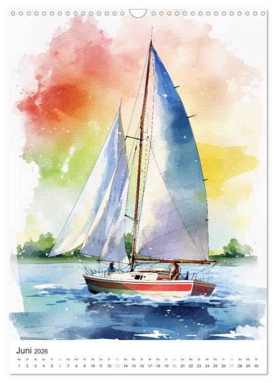 "Segeln und Regatta (Wandkalender 2026 DIN A3 hoch), CALVENDO ...