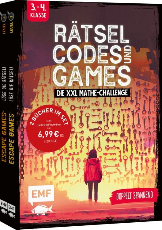 "Rätsel, Codes und Games – Die XXL Mathe-Challenge für die 3. und 4. Klasse" online kaufen
