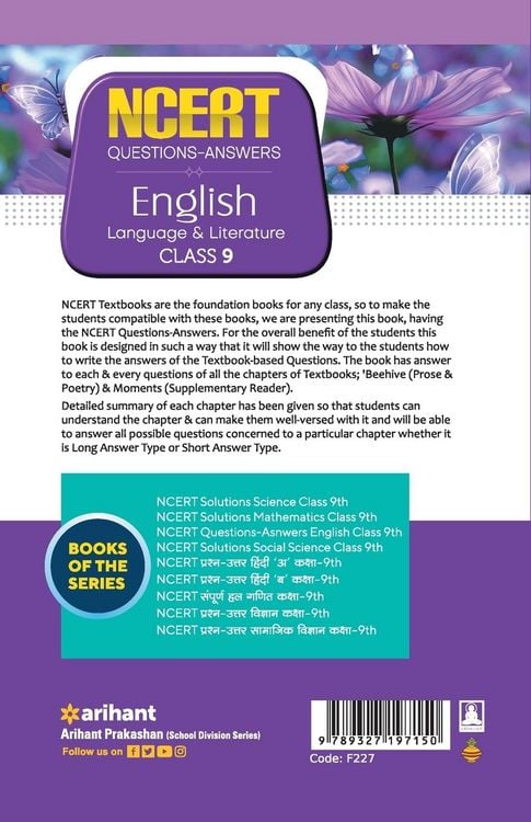 NCERT Questions-Answers English Language & Literature Class 9th online ...