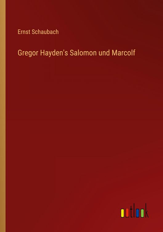 "Gregor Hayden's Salomon und Marcolf" online kaufen