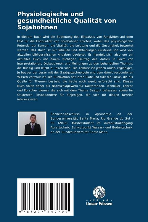 "Physiologische und gesundheitliche Qualität von Sojabohnen" online kaufen