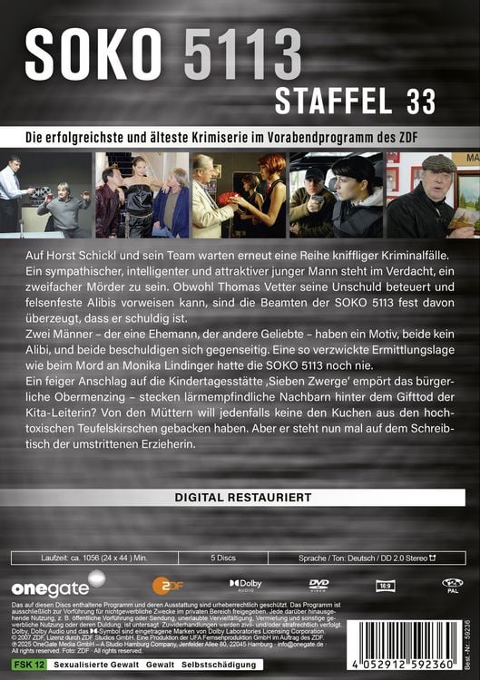 Soko 5113 - Staffel 33 [5 DVDs] als DVD kaufen