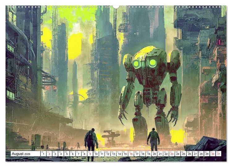 "Bizarre Poetry of Doom (High Quality Premium Wall Calendar 2026 DIN A2 ...