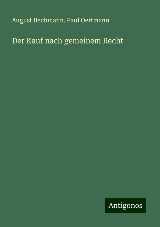 "Der Kauf nach gemeinem Recht" online kaufen