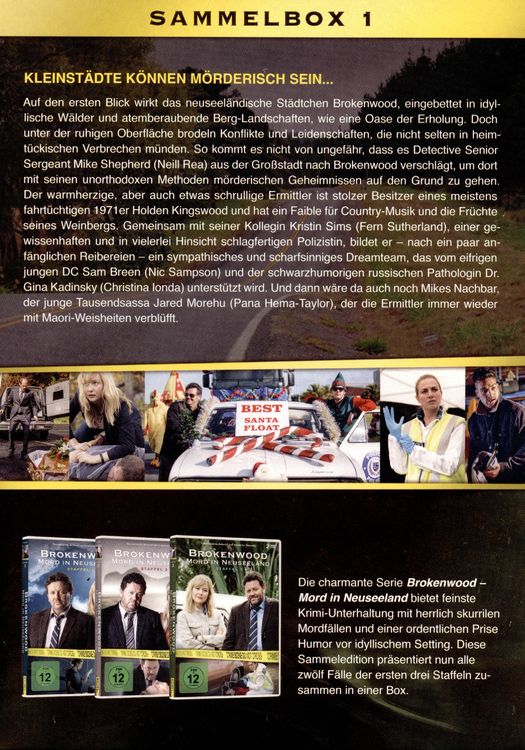 Brokenwood - Mord in Neuseeland - Sammelbox 1 - Staffel 1-3 [6 DVDs ...