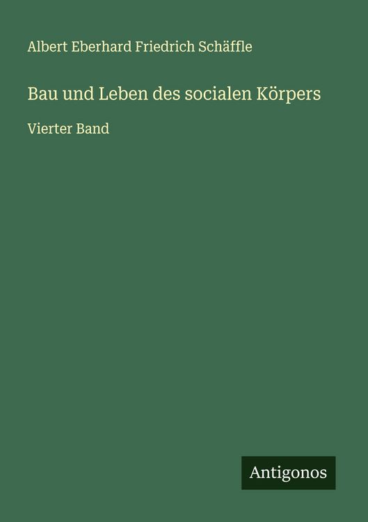 "Bau und Leben des socialen Körpers" online kaufen