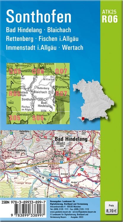 "Sonthofen (Amtliche Topographische Karte 1:25000)" online kaufen