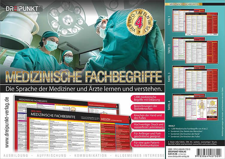 "Info-Tafel-Set Medizinische Fachbegriffe" online kaufen