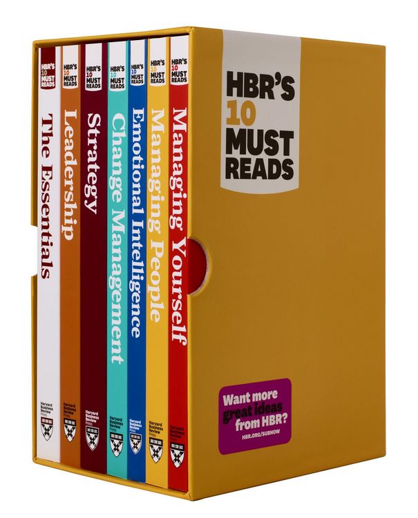 "Hbr's 10 Must Reads Boxed Set with Bonus Emotional Intelligence (7 ...