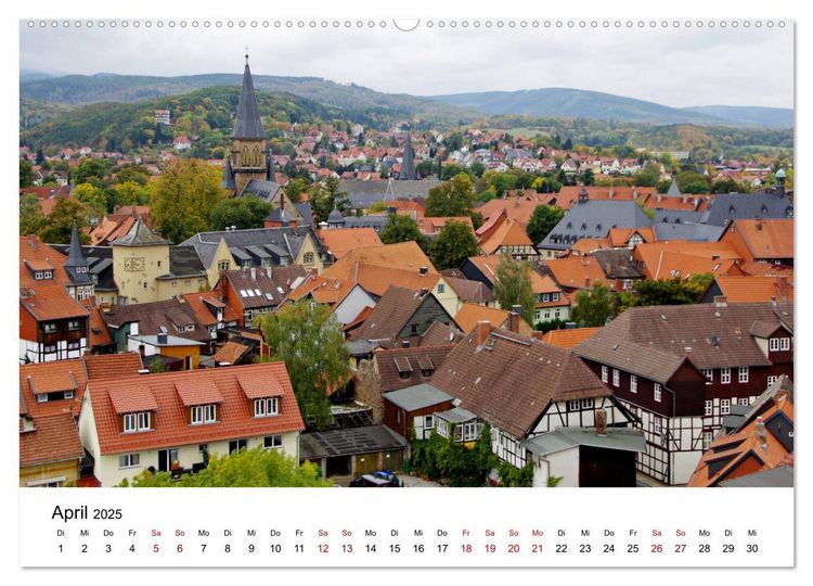 "Wernigerode am Harz (hochwertiger Premium Wandkalender 2025 DIN A2 ...