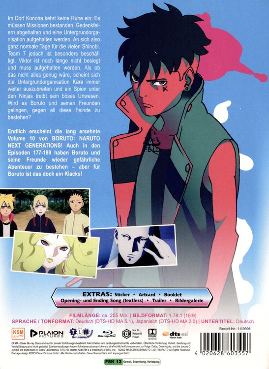 Boruto: Naruto Next Generations - Volume 10 (Ep. 177-189) [3 BRs] als ...