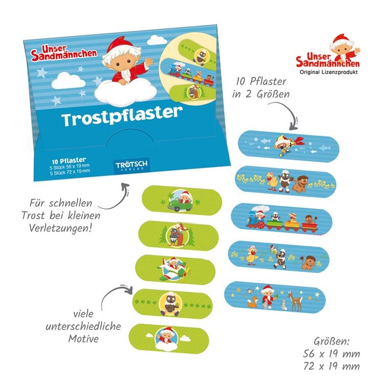 Trötsch Unser Sandmännchen Pflasterset Trostpflaster online bestellen ...