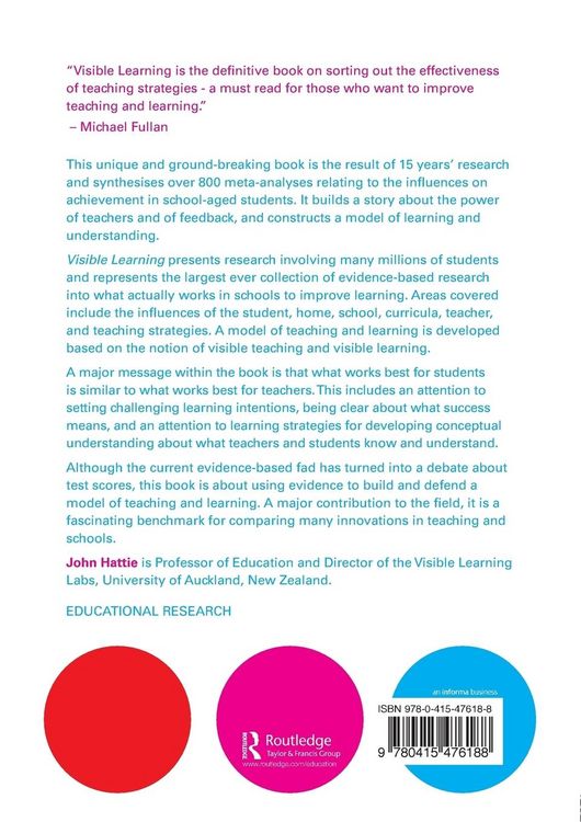 "Visible Learning" auf Englisch kaufen