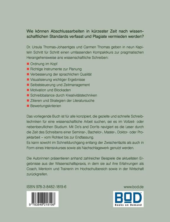 "Dein Schreib-Coach! Bachelor-, Master-, Doktor- und Projektarbeit ...