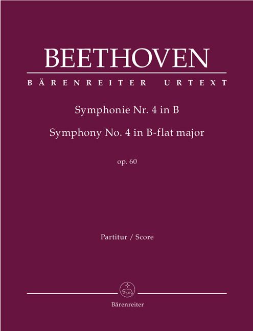 "Symphonie Nr. 4 B-Dur op. 60, Partitur" online kaufen