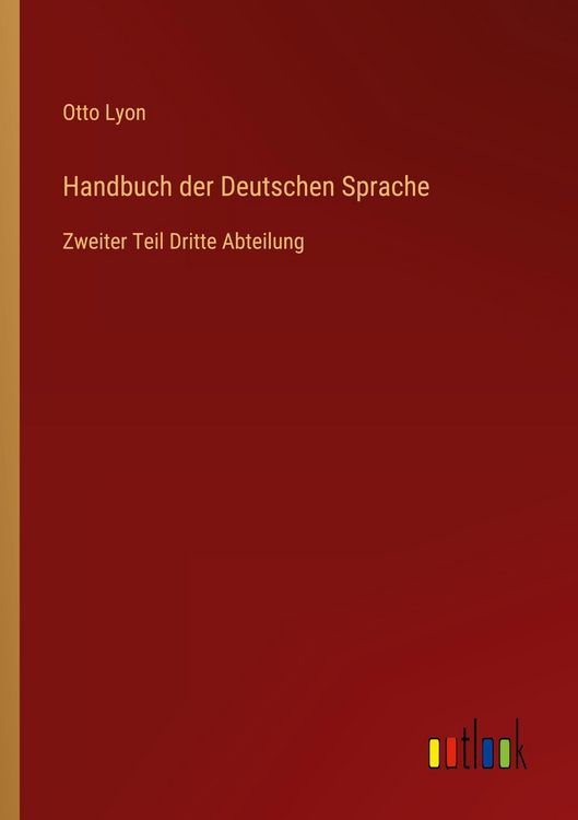 "Handbuch der Deutschen Sprache" online kaufen
