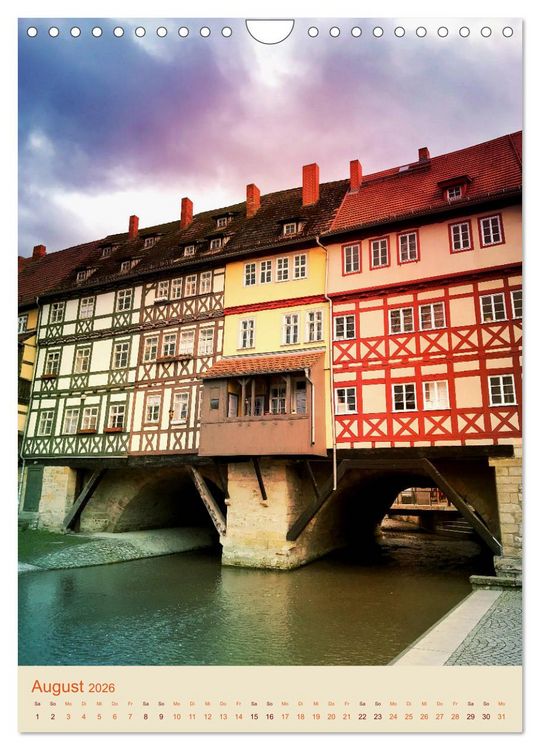 "ERFURT total cool (Wandkalender 2026 DIN A4 hoch), CALVENDO ...