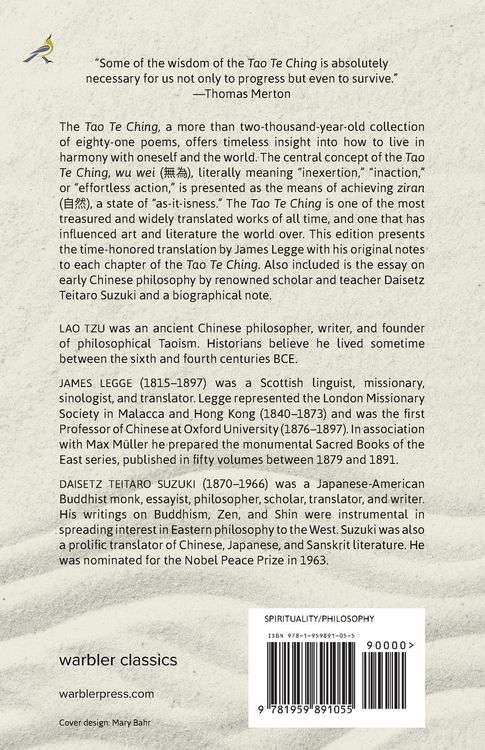 "Tao Te Ching (Warbler Classics Annotated Edition)" auf Englisch kaufen