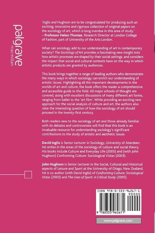 "The Sociology of Art" online kaufen