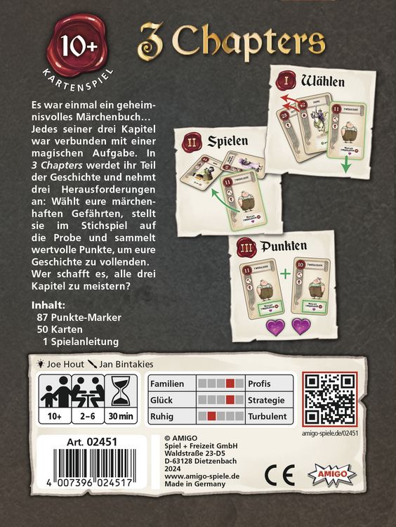 Amigo Spiele - 3 Chapters kaufen - Spielwaren | Thalia