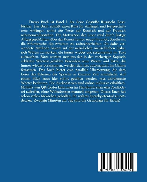 "Lerne russische Sprache: Das Erste Russische Lesebuch für Anfänger ...