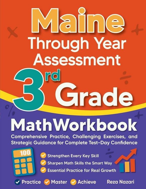 "Maine Through Year Assessment 3rd Grade Math Workbook" auf Englisch kaufen