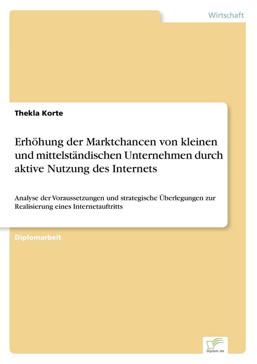 "Erhöhung der Marktchancen von kleinen und mittelständischen ...
