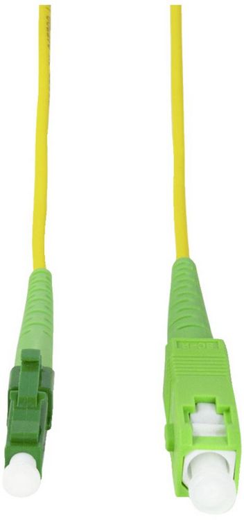 LogiLink FPSLS10 Glasfaser LWL Anschlusskabel [1x SC APC-Stecker - 1x ...