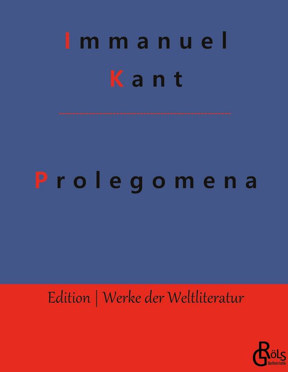 "Prolegomena" online kaufen