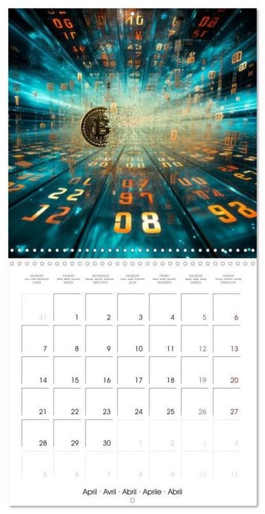CRYPTO Real thrill (Wall Calendar 2025 12 × 12 Inch) CALVENDO 12 Month ...