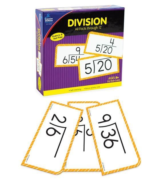 Division All Facts Through 12 Flash Cards kaufen - Spielwaren | Thalia